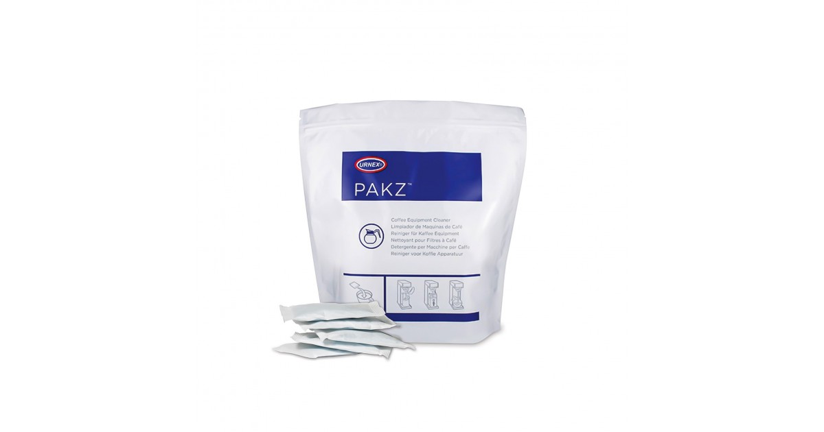 Urnex Pakz препарат на прах за почистване на уреди за филтриране на ...